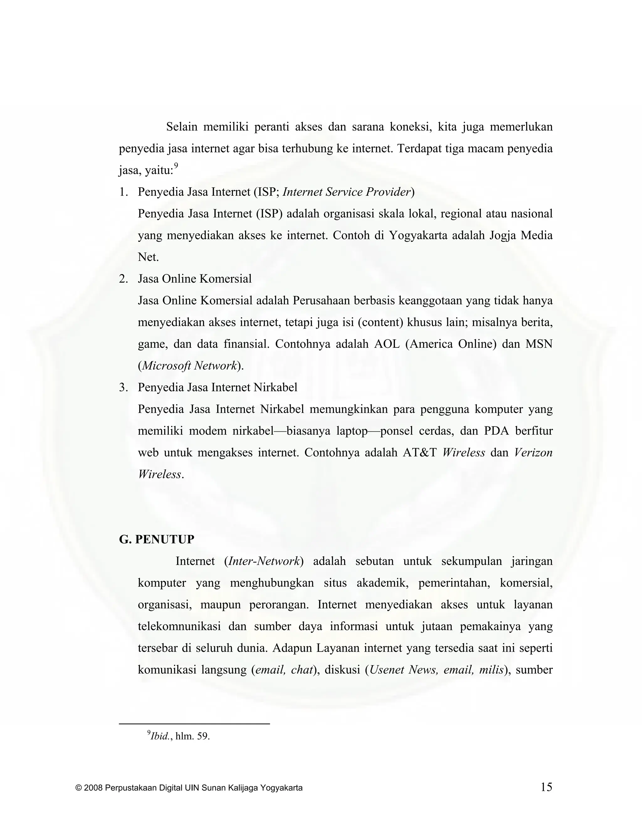 INTERNET PENGERTIAN, SEJARAH, FASILITAS DAN KONEKSINYA.pdf