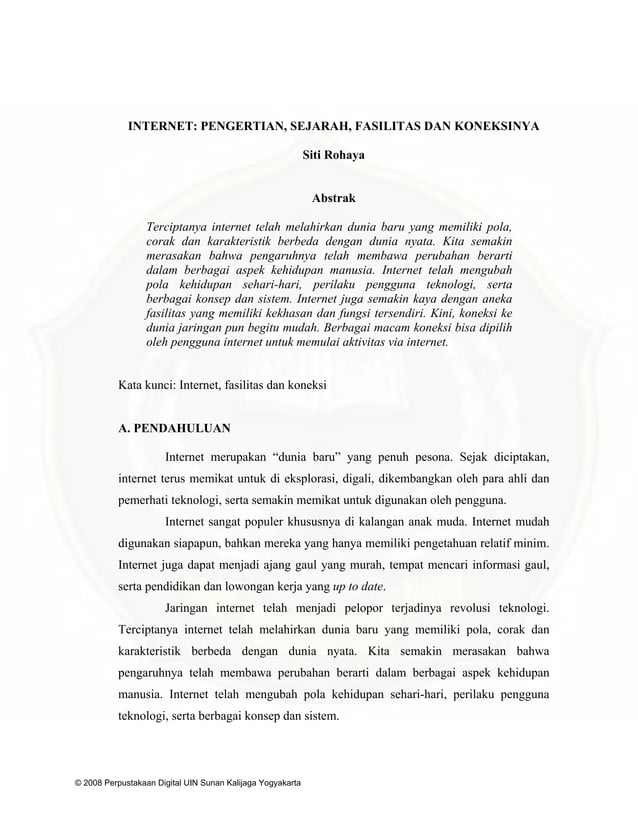 INTERNET PENGERTIAN, SEJARAH, FASILITAS DAN KONEKSINYA.pdf