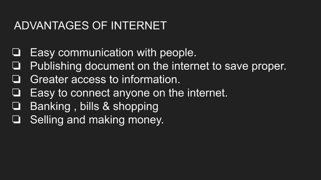 What is internet ? And internet services | PPT