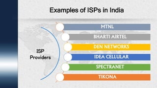 Internet Presentation | PPTX | Internet Service Providers | Home Utilities