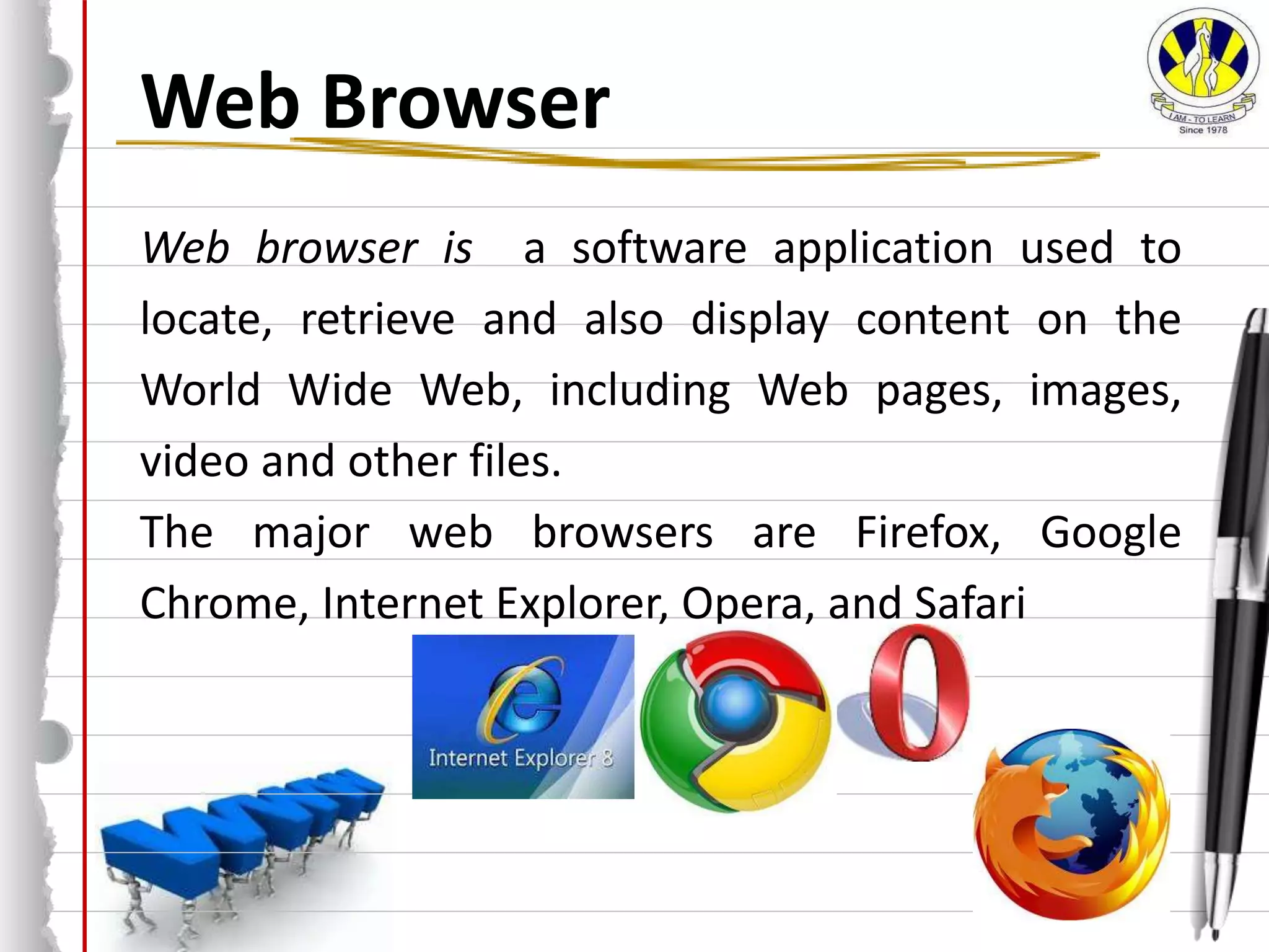 Internet principles of operation | PPTX