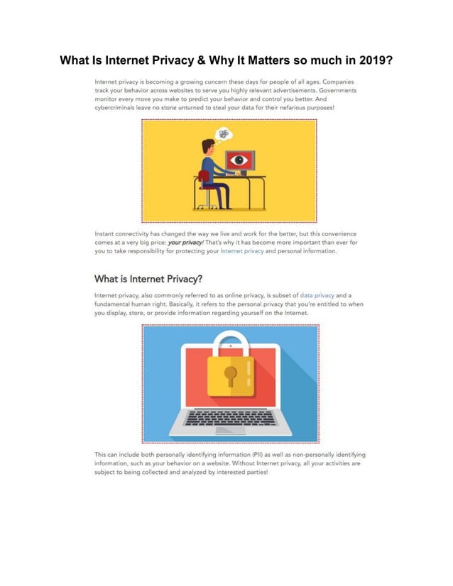 Internet privacy blog | PDF