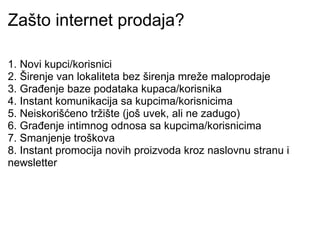 Internet prodaja | PPT