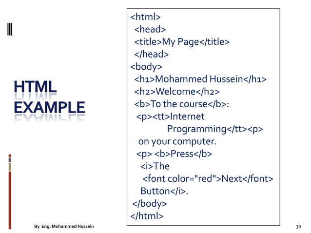 Internet programming lecture 1 | PDF | Web Design and HTML | Internet