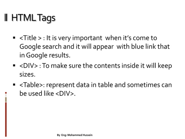 Internet Programming Lecture 1