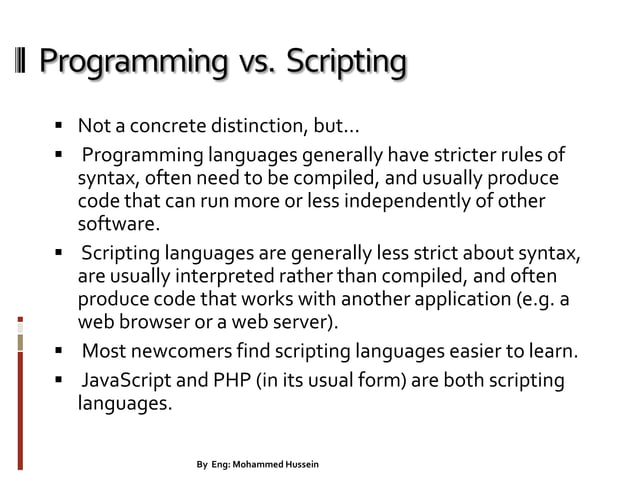 Internet Programming Lecture 1