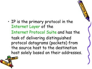 Internet Protocol | PPT