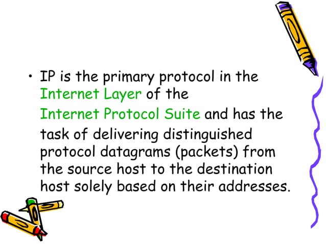 Internet Protocol | PPT
