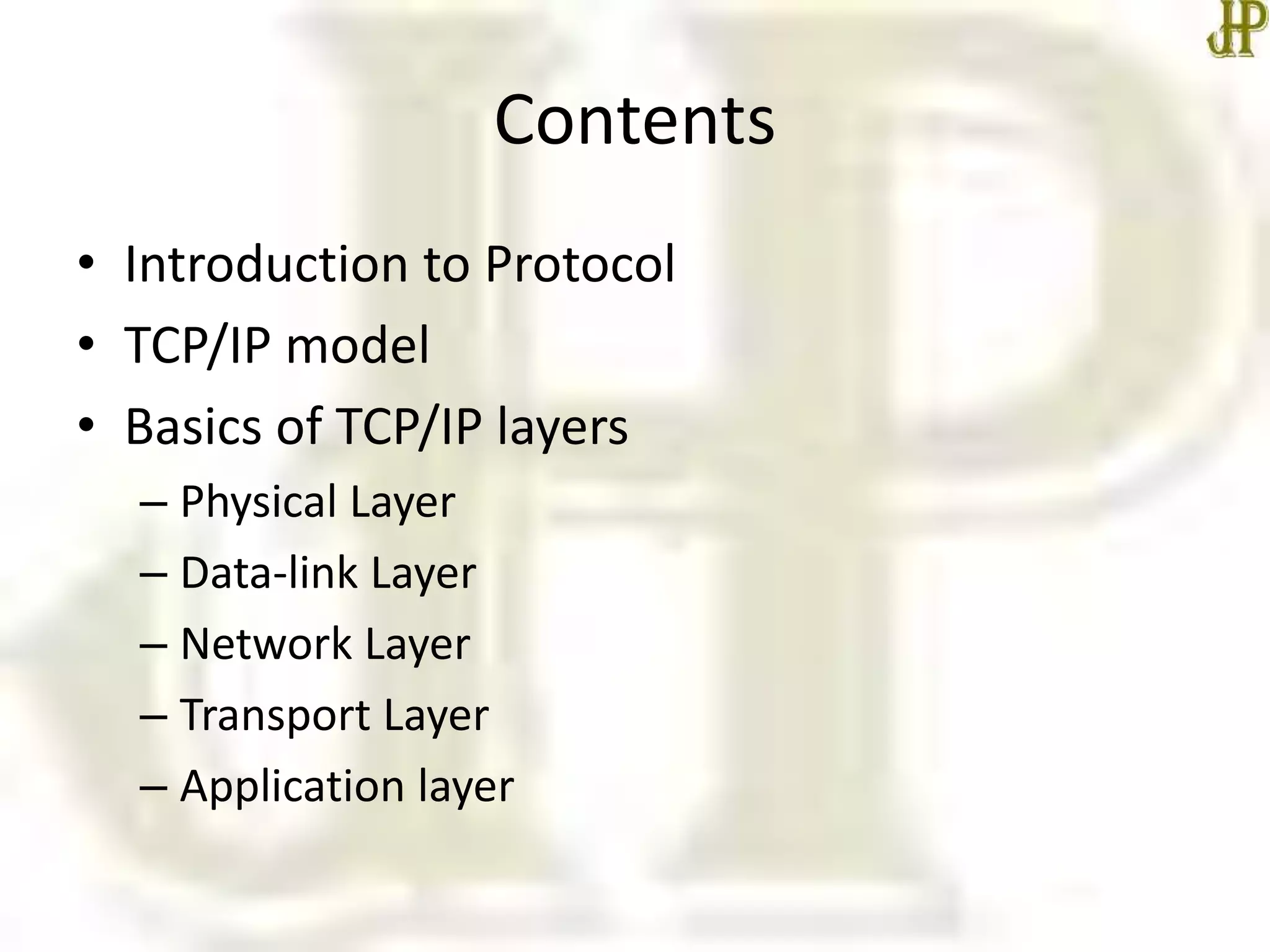 Internet protocol | PPT