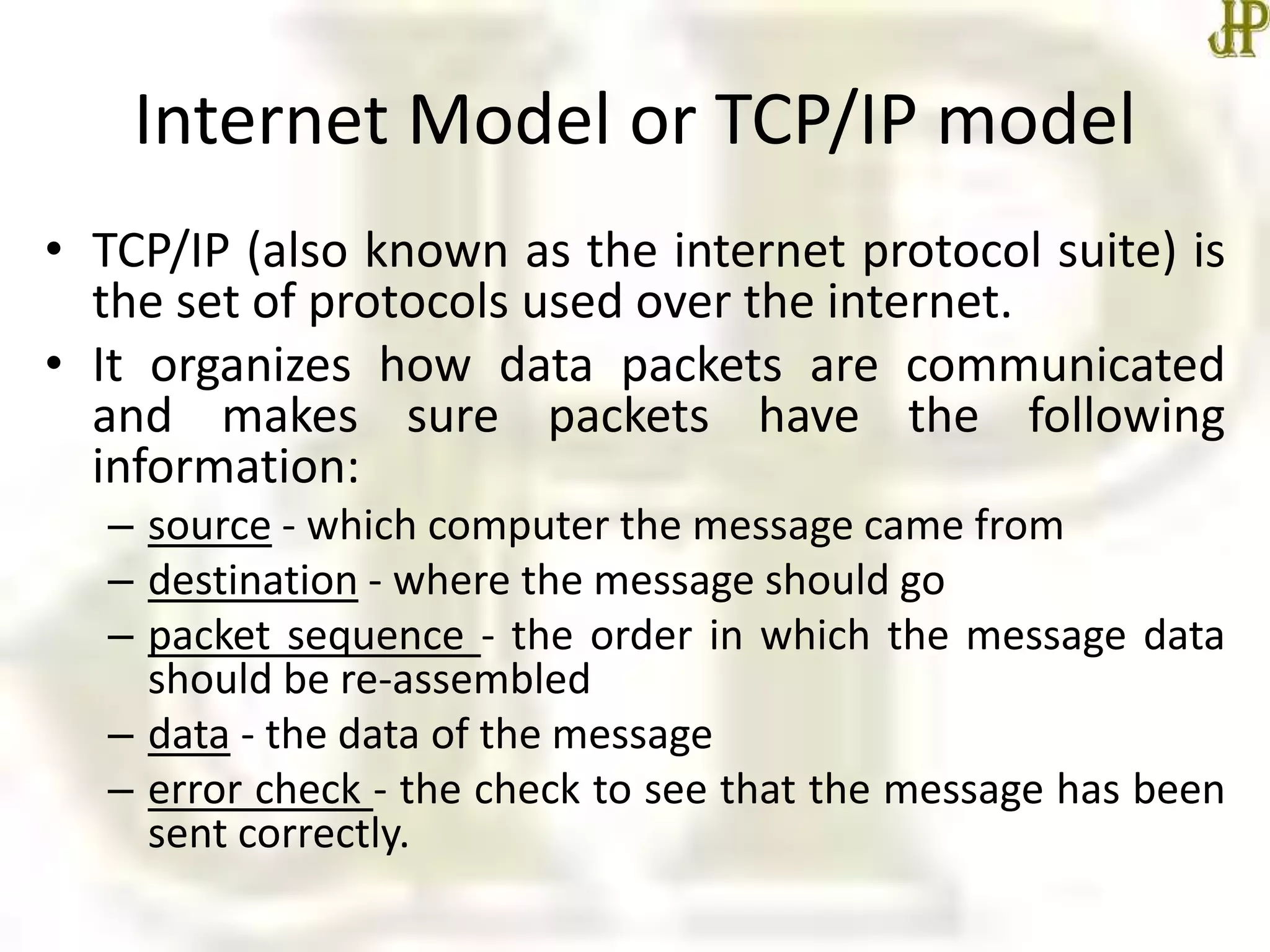 Internet protocol | PPT