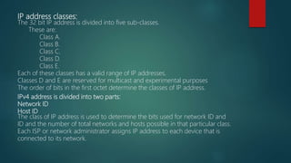 Internet protocol (ip) | PPTX