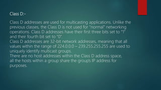 Internet protocol (ip) | PPTX