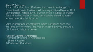 Internet protocol (ip) | PPTX