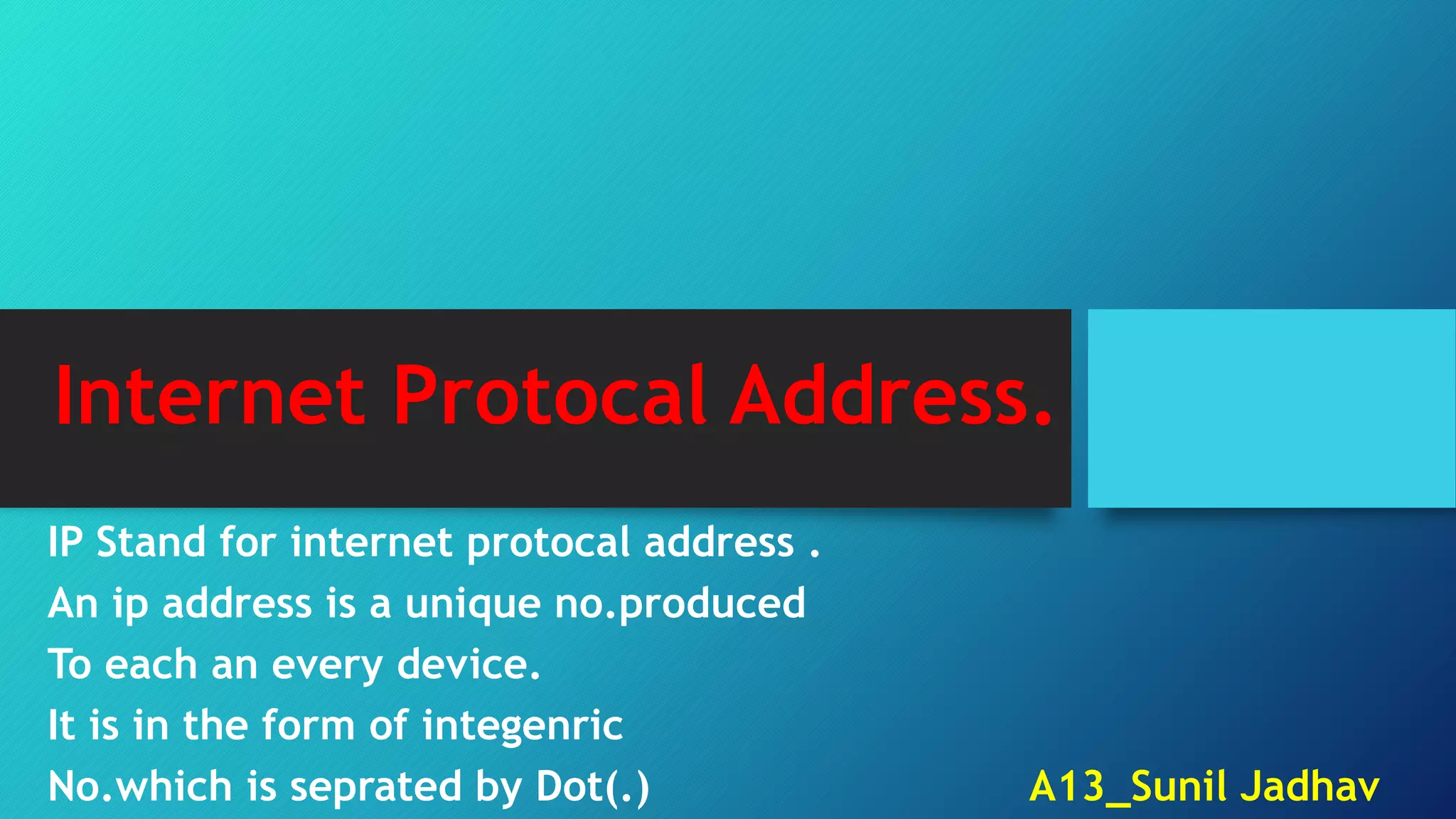 Internet Protocol Ip 1pdf