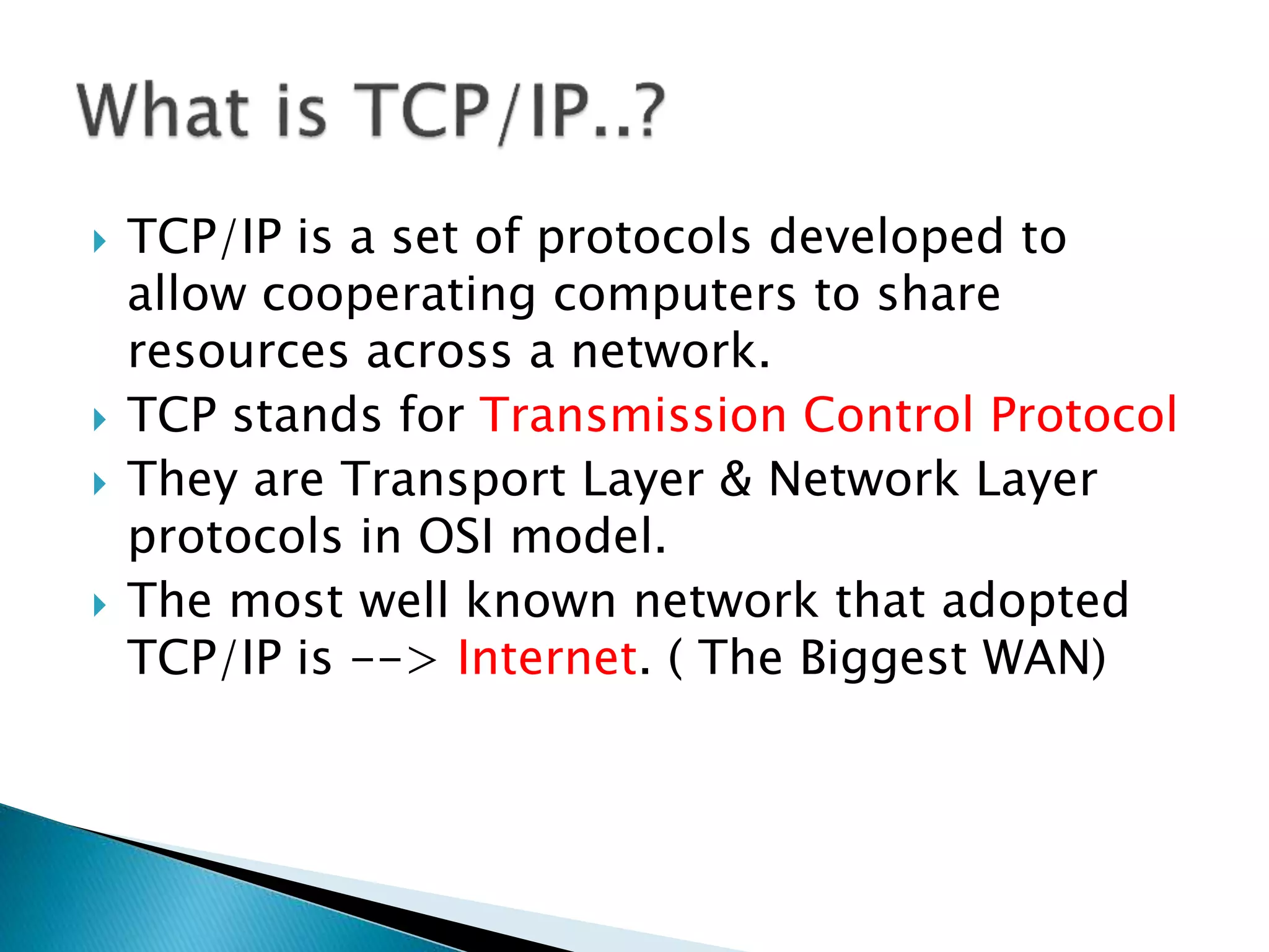 Internet protocol (ip) ppt | PPTX