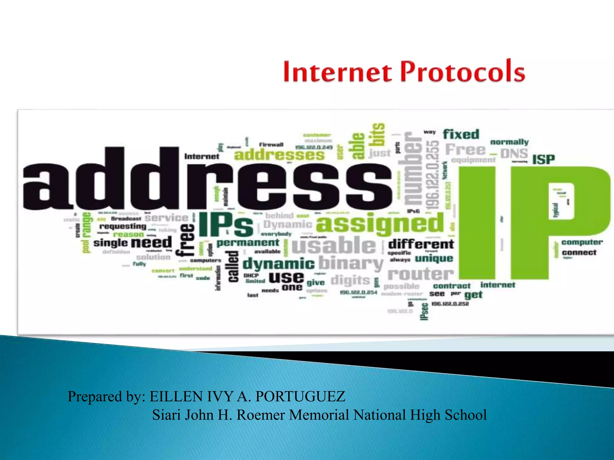 Internet Protocols | PPTX