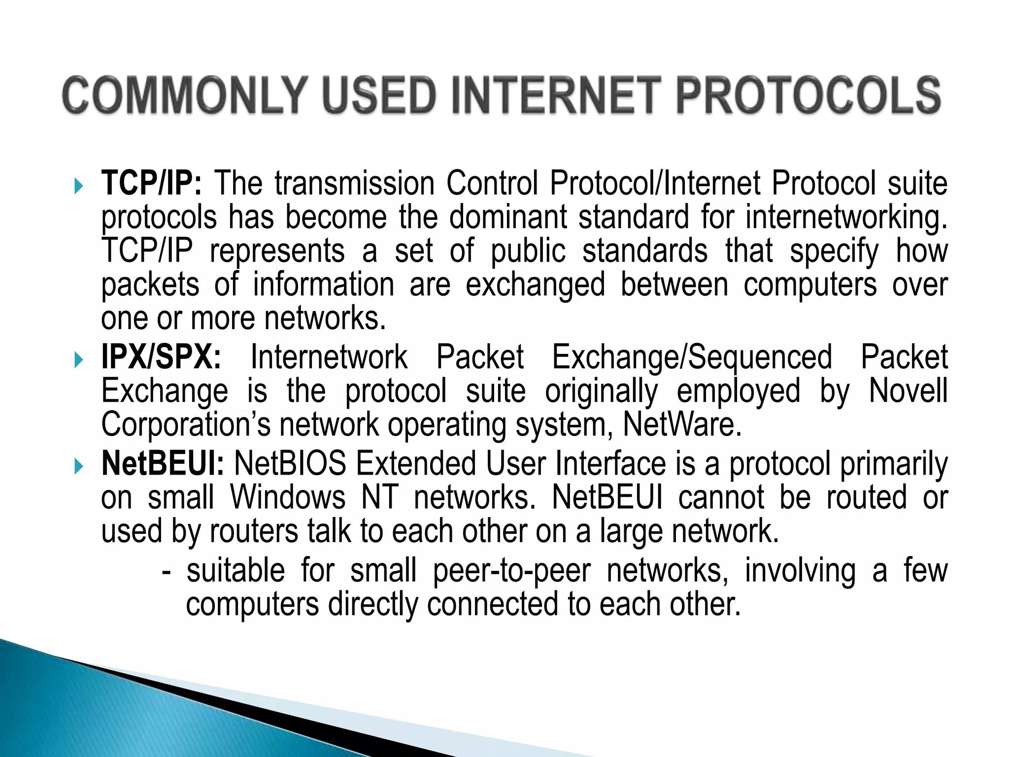 Internet Protocols | PPTX