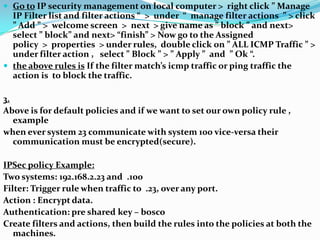 Internet protocol security | PPT