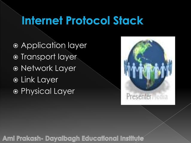 Internet protocol stack | PPT