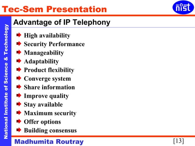 Internet protocol telephony | PPT
