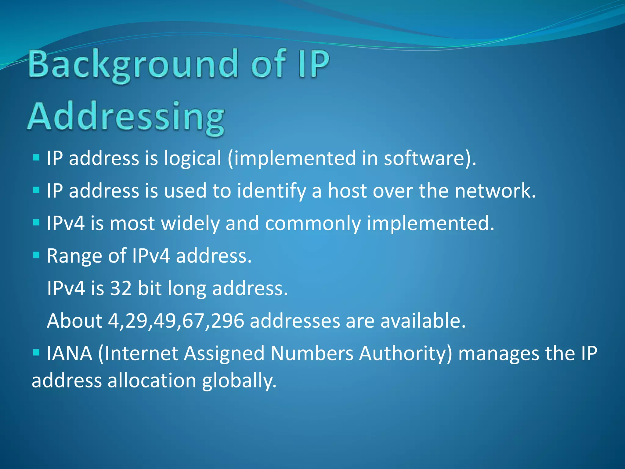IPv6 Addressing Architecture | PPTX | Computer Networking | Computing