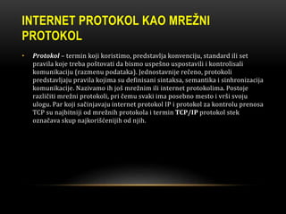 Internet protokoli | PPTX