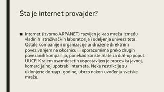 Internet provajderi | PPTX