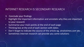 Internet research | PPTX