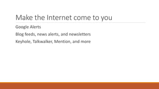 Advanced internet search | PPTX