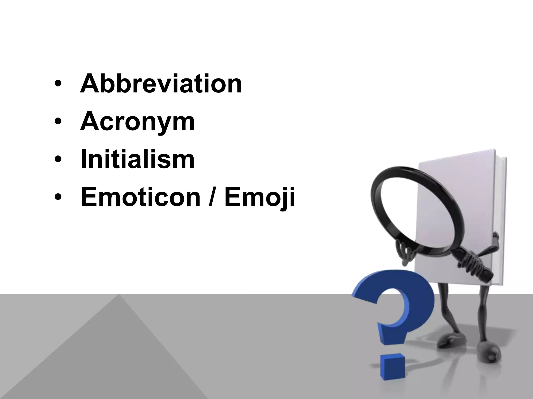 Internet Research on Abbreviations and Acronyms | PPT