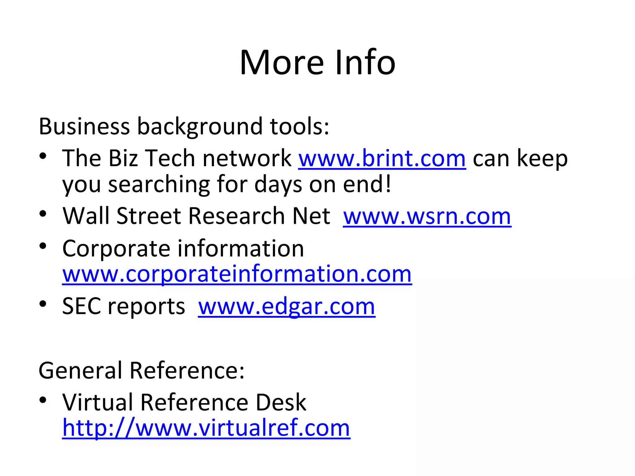 Internet Research Tips | PPT