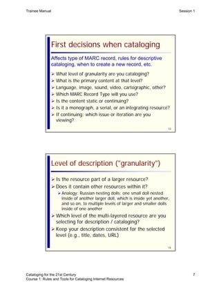 Internet resources cataloging | PDF