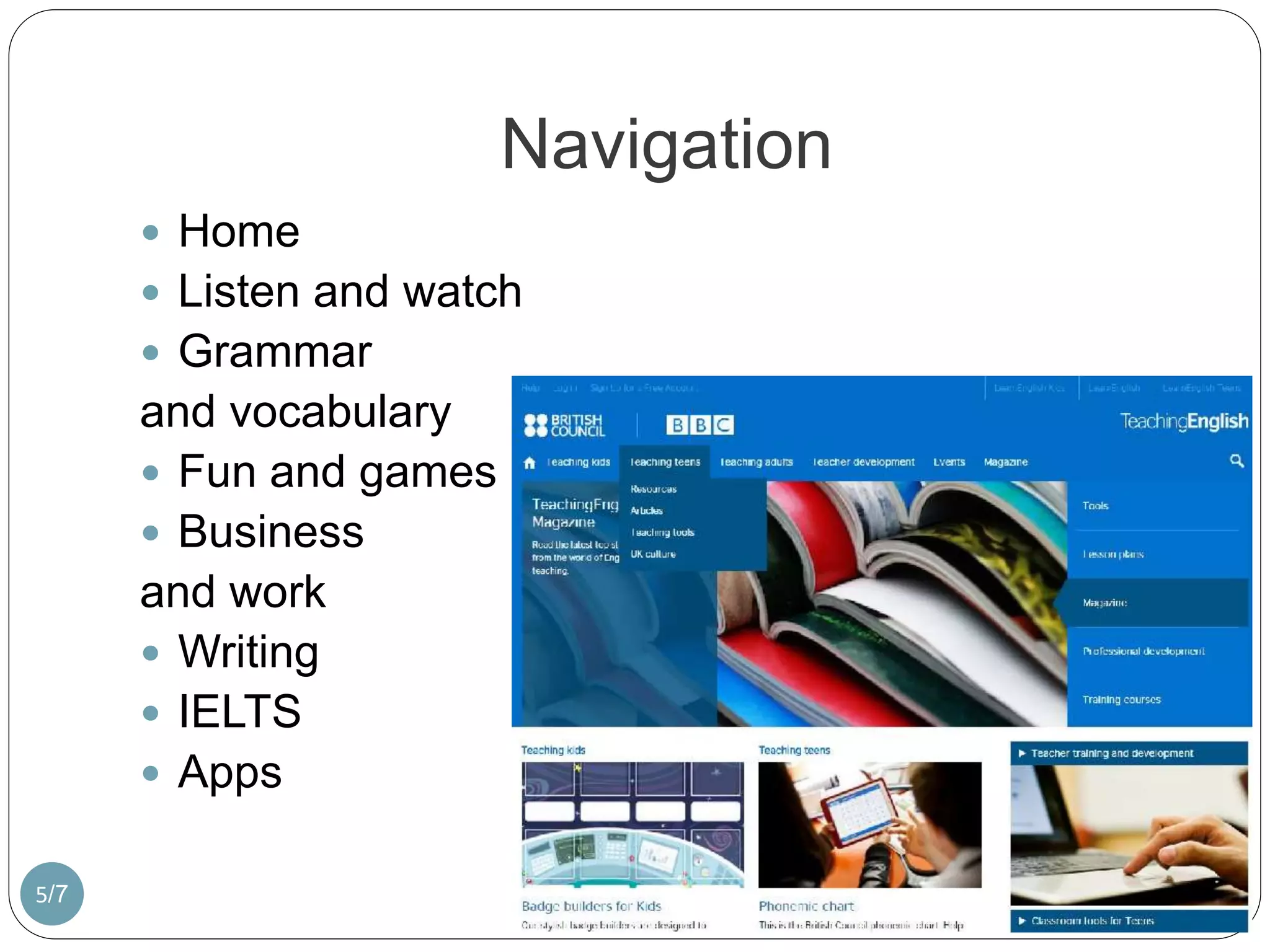 Internet resources for autonomous language learning | PPTX