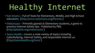 Internet safety | PPTX