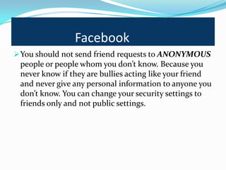 Internet safety | PPTX | Crime & Harmful Acts to Individuals, Society ...