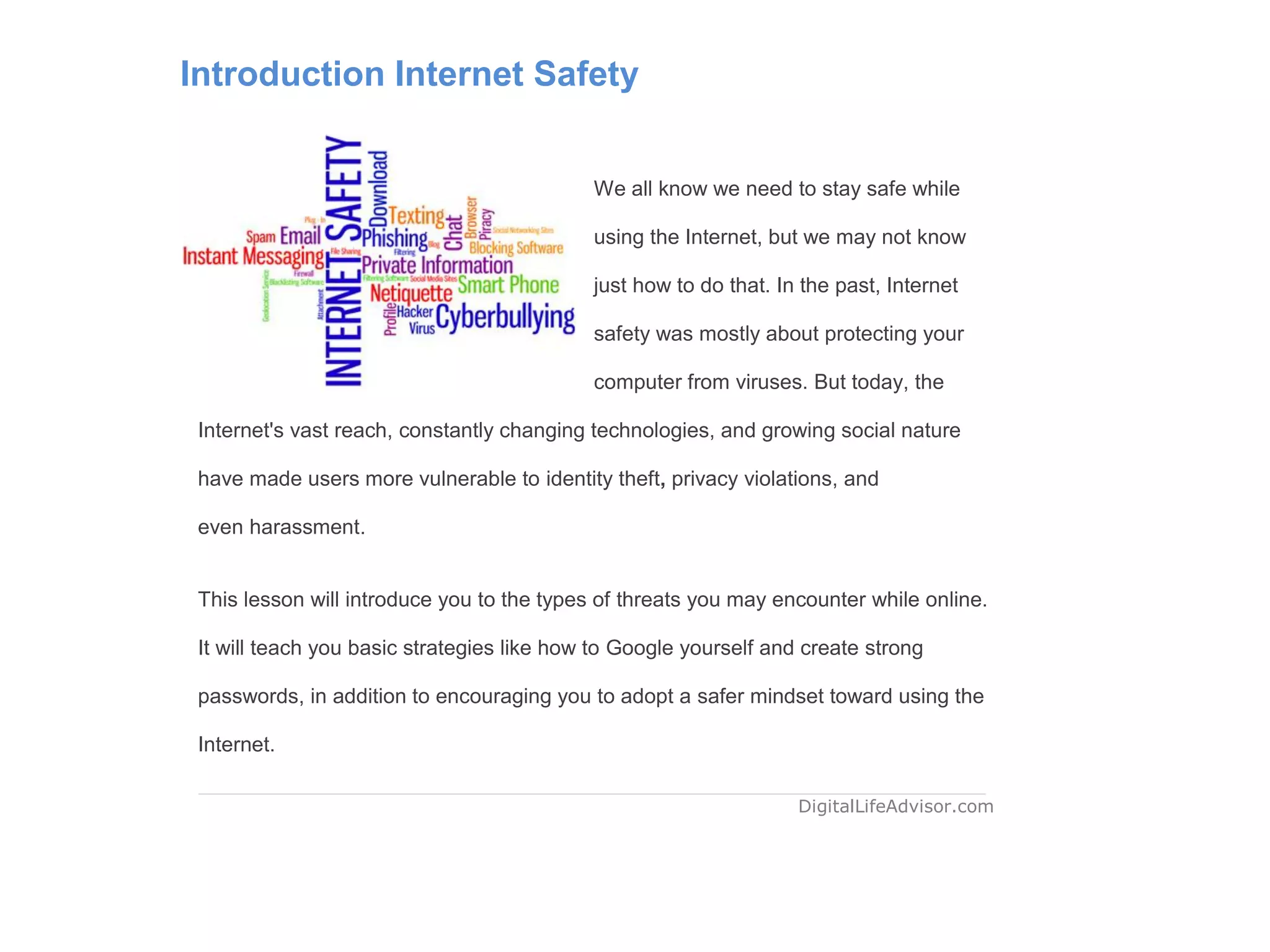 Internet Safety | PDF