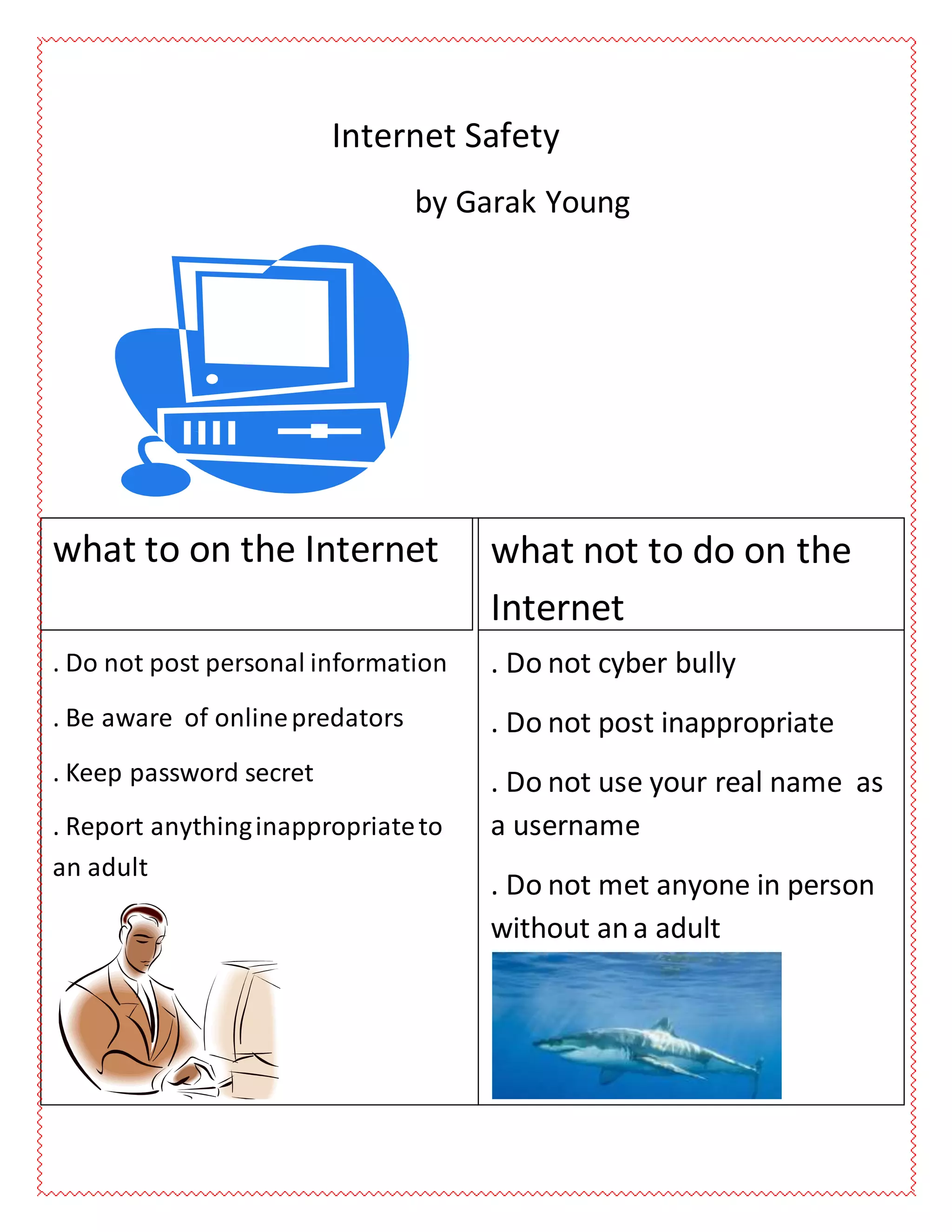 Internet safety | DOCX