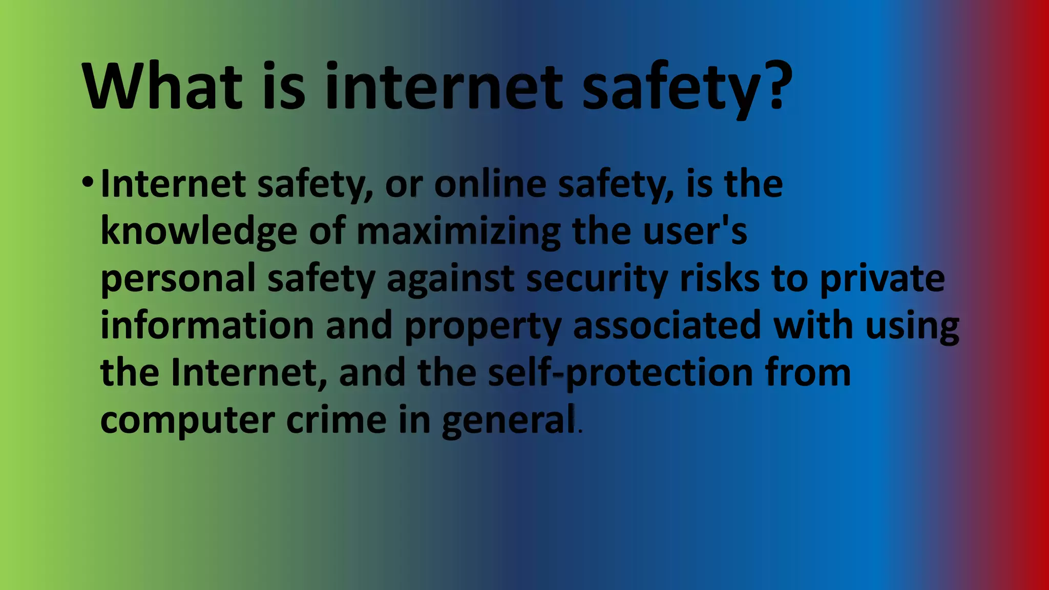 Internet safety | PPT