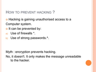 Internet Safety Techniques | PPTX