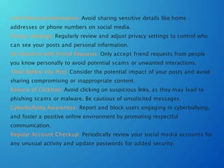 Internet Safety | Online Safety | Internet Safety Tips | PPTX
