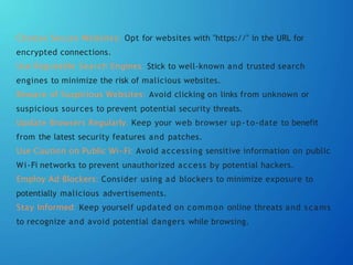 Internet Safety | Online Safety | Internet Safety Tips | PPTX