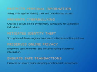 Internet Safety | Online Safety | Internet Safety Tips | PPTX
