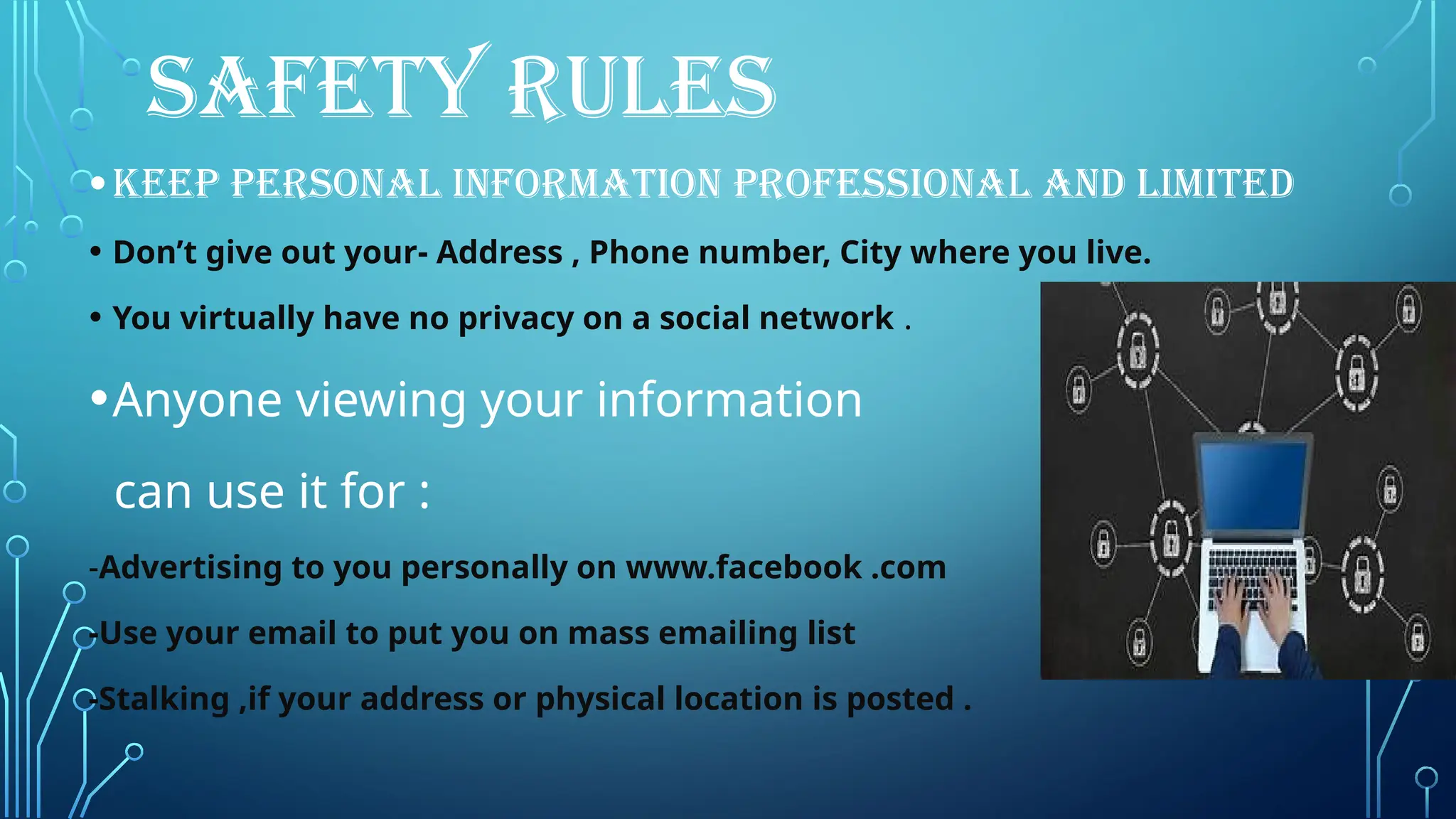 Internet safety how to stay safe using internet | PPT