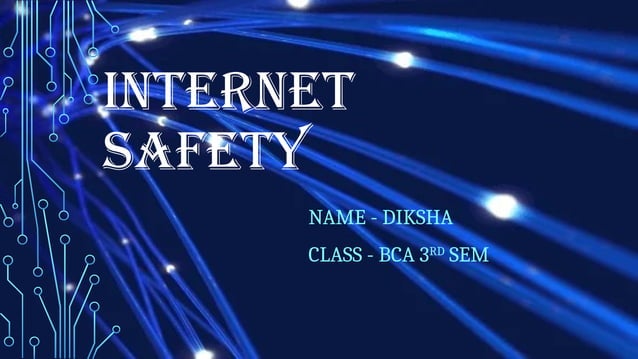 Internet safety how to stay safe using internet | PPT