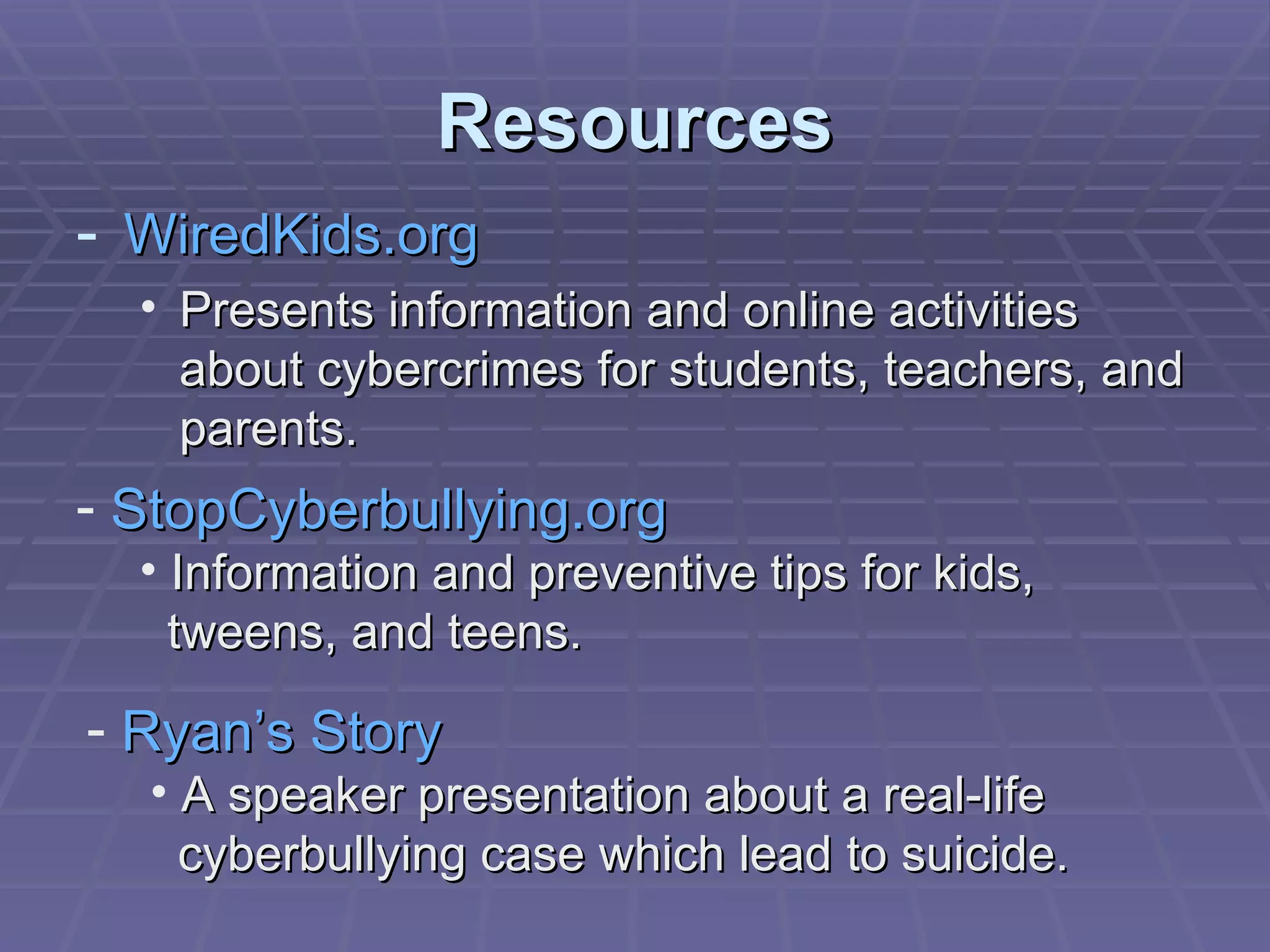 Internet safety cyberbullying | PPT