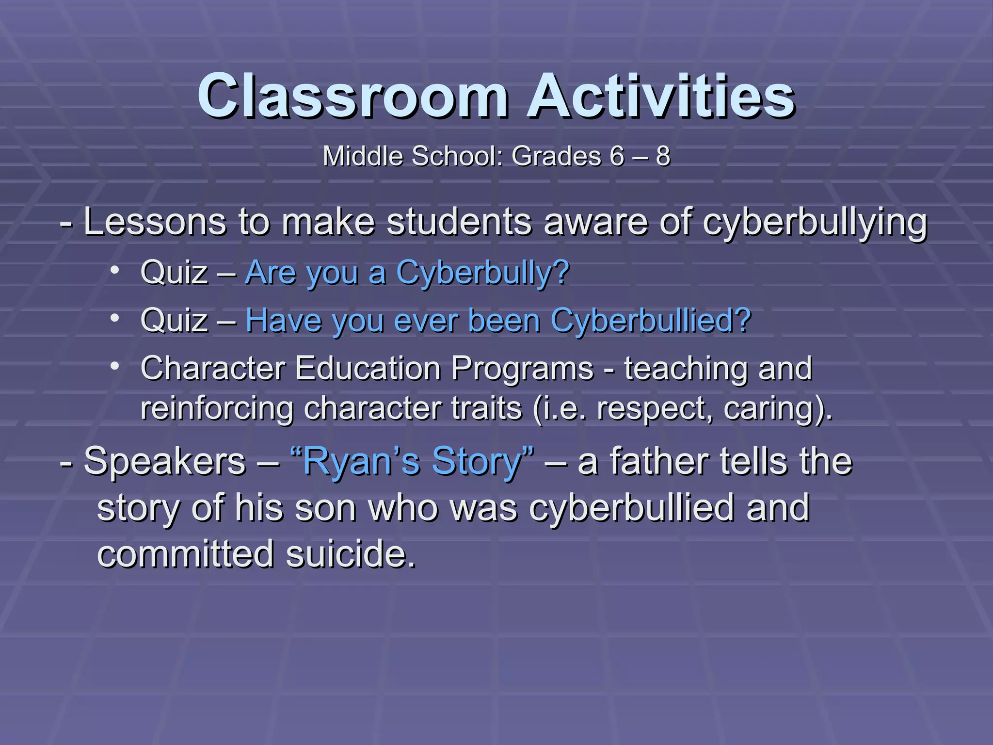 Internet safety cyberbullying | PPT
