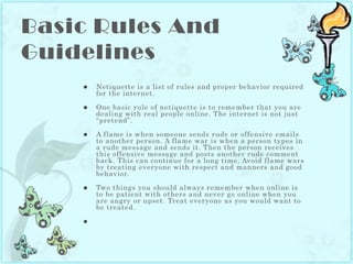 Internet Safety | PPTX | Internet for Beginners | Internet