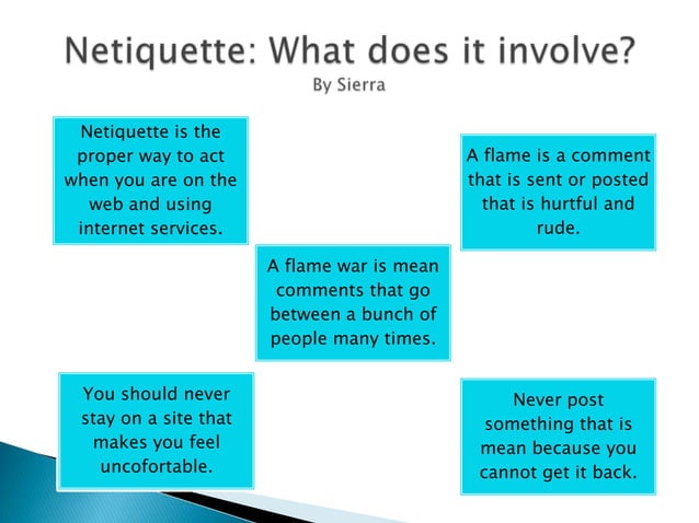 Internet Safety Netiquette Ned | PPTX