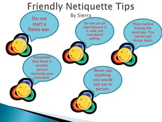 Internet Safety Netiquette Ned | PPTX