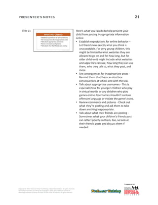 Internet Safety - Parents | PDF